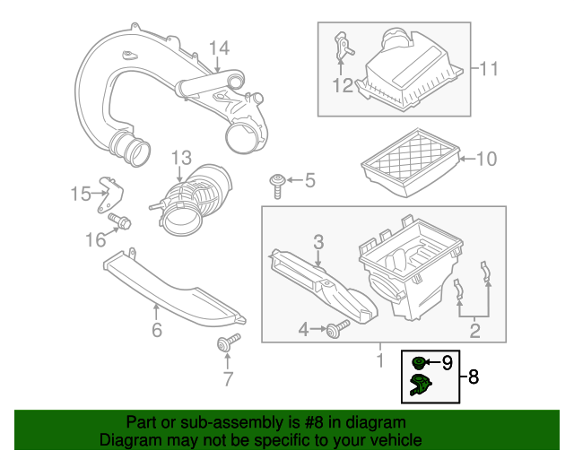 2014-2020 Ford Fusion Mount Bracket ds7z9647b | TascaParts.com