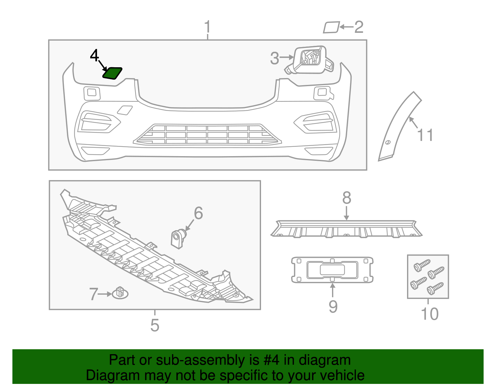 39846406 - Tow Eye Cap (primed) - 2018-2020 Volvo XC60 | Volvo OEM ...