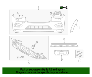 39846596 - Headlight Washer Cover 2018-2021 Volvo XC60 ...