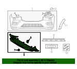 2018-2021 Volvo XC60 Air Guide 32296390 | TascaParts.com