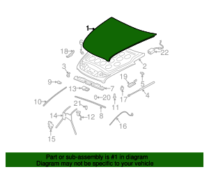 25752373 GM Hood | GM Parts Store