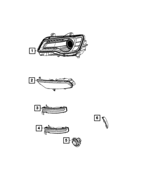 2020-2023 Mopar Fog Lamp 68466266AB | Mopar eStore