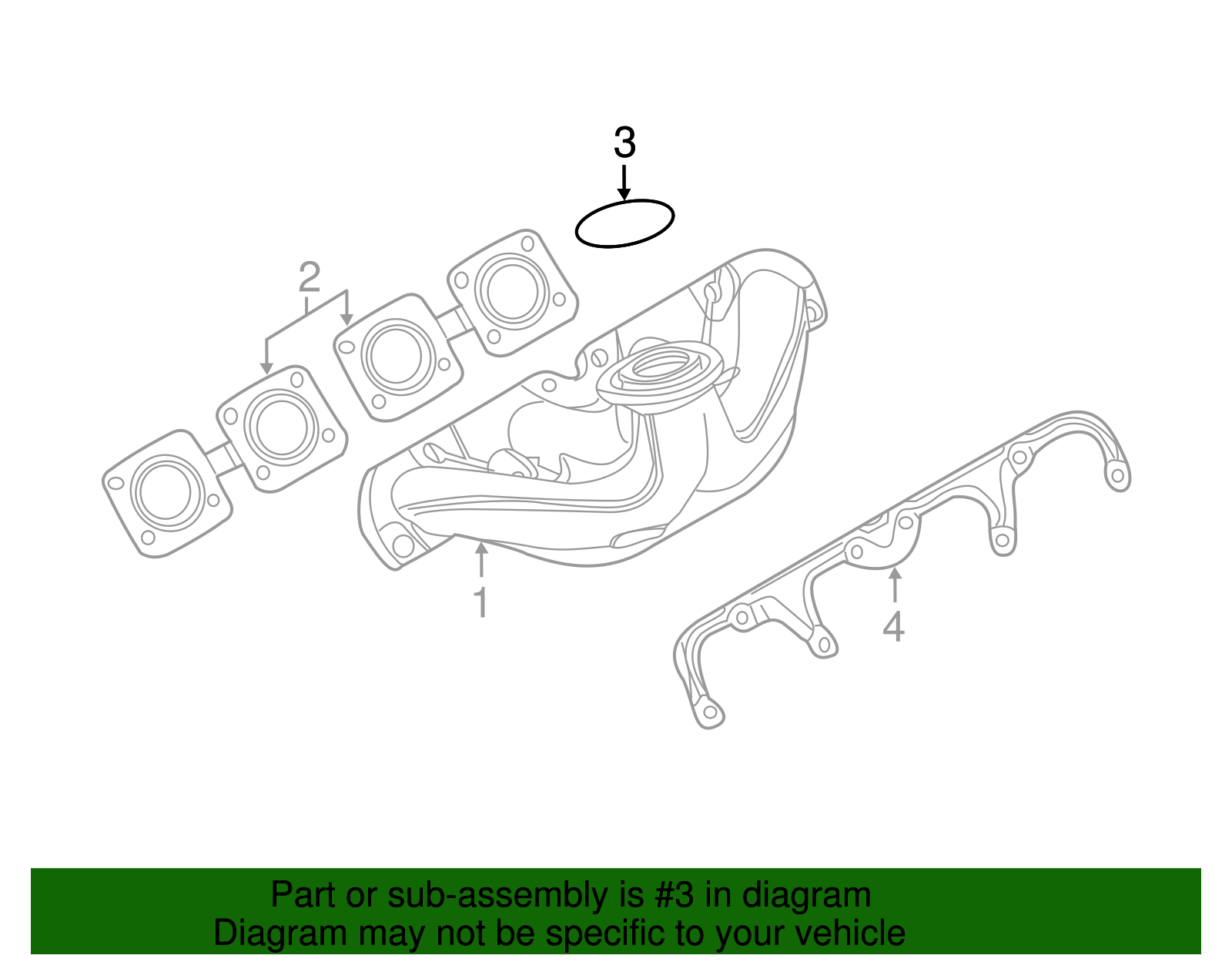 11627576991 - 2008-2019 BMW Exhaust Manifold O-Ring (11-62-7-576-991 ...