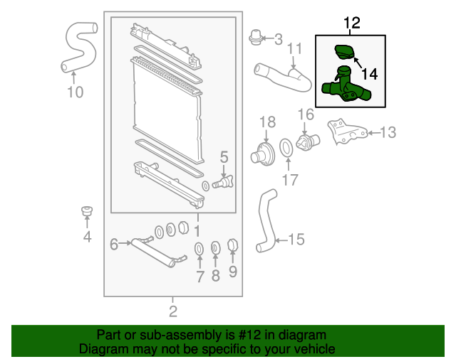 16502-21080 - Filler Neck - 2007-2018 Toyota Yaris | Lithia Toyota Parts
