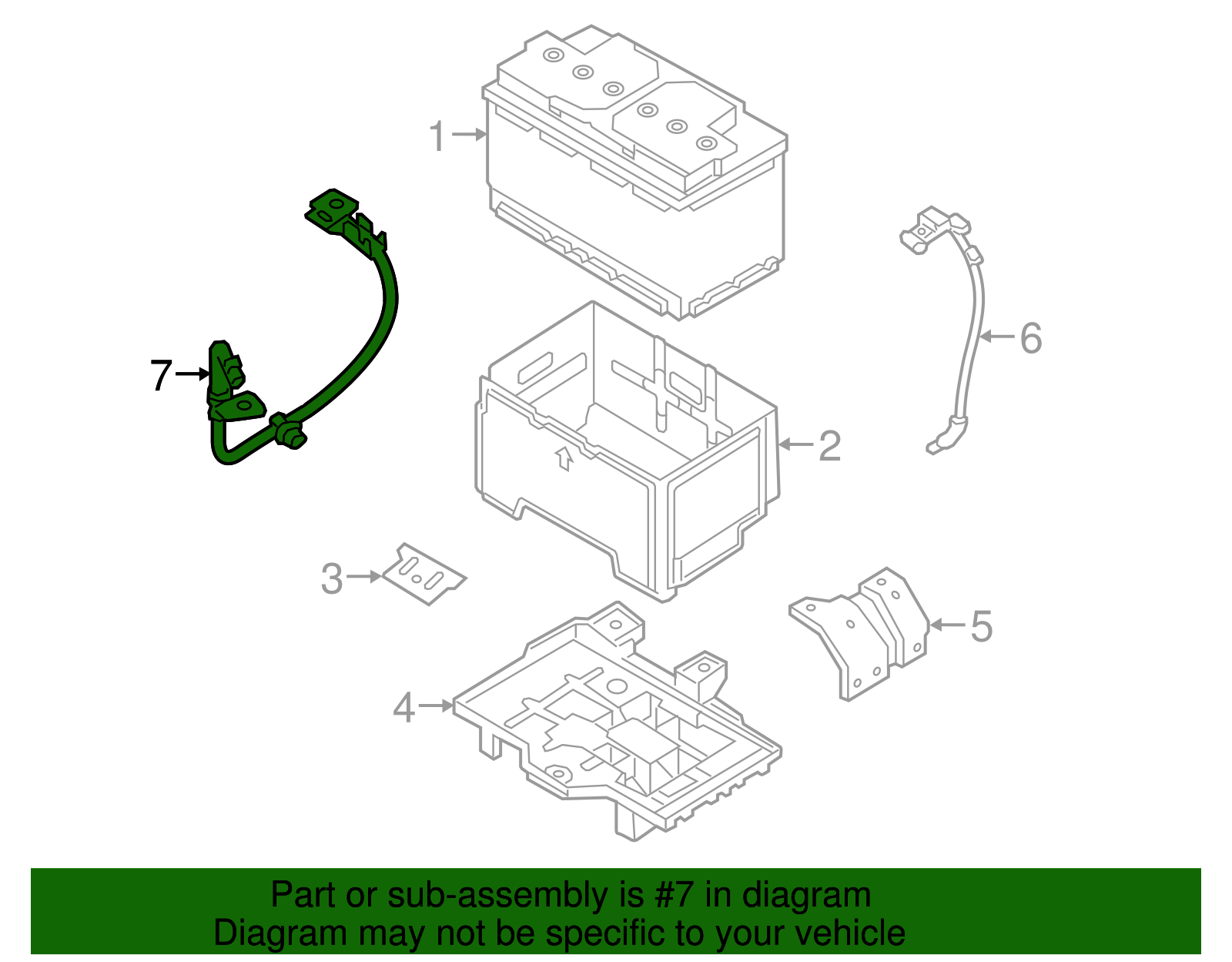 91860-C2520 - Battery Cable 2015-2019 Hyundai Sonata | AutoNation Parts