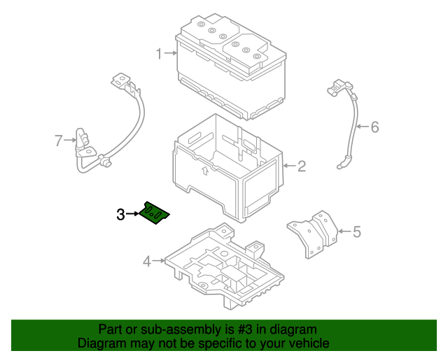 37160-2W000 - Hold Down - 2010-2019 Hyundai | World OEM Parts Hyundai