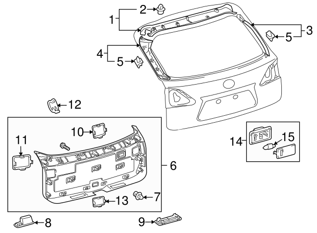 67765-0E010-B0 - Hole Cover - 2010-2015 Lexus | MyLexusParts