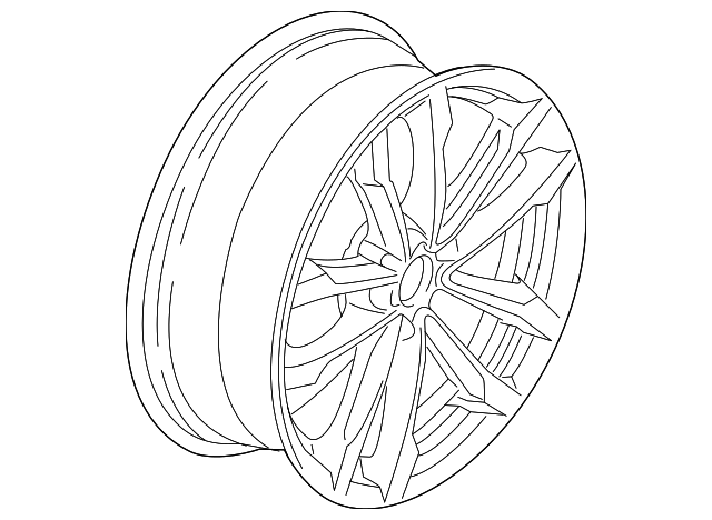 Genuine BMW 36-11-6-877-325 | G01/G02 X3/X4 19" Style 691 Wheel, Reflex ...
