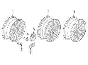 Genuine BMW 36-11-6-877-325 | G01/G02 X3/X4 19" Style 691 Wheel, Reflex ...