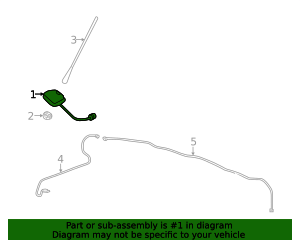 2021-2023 Nissan Kicks Antenna Assembly 28228-5R01A | Nissan Parts Plus
