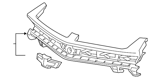 2016-2018 Chevrolet Camaro Front Upper Grille 84140577 GM ...