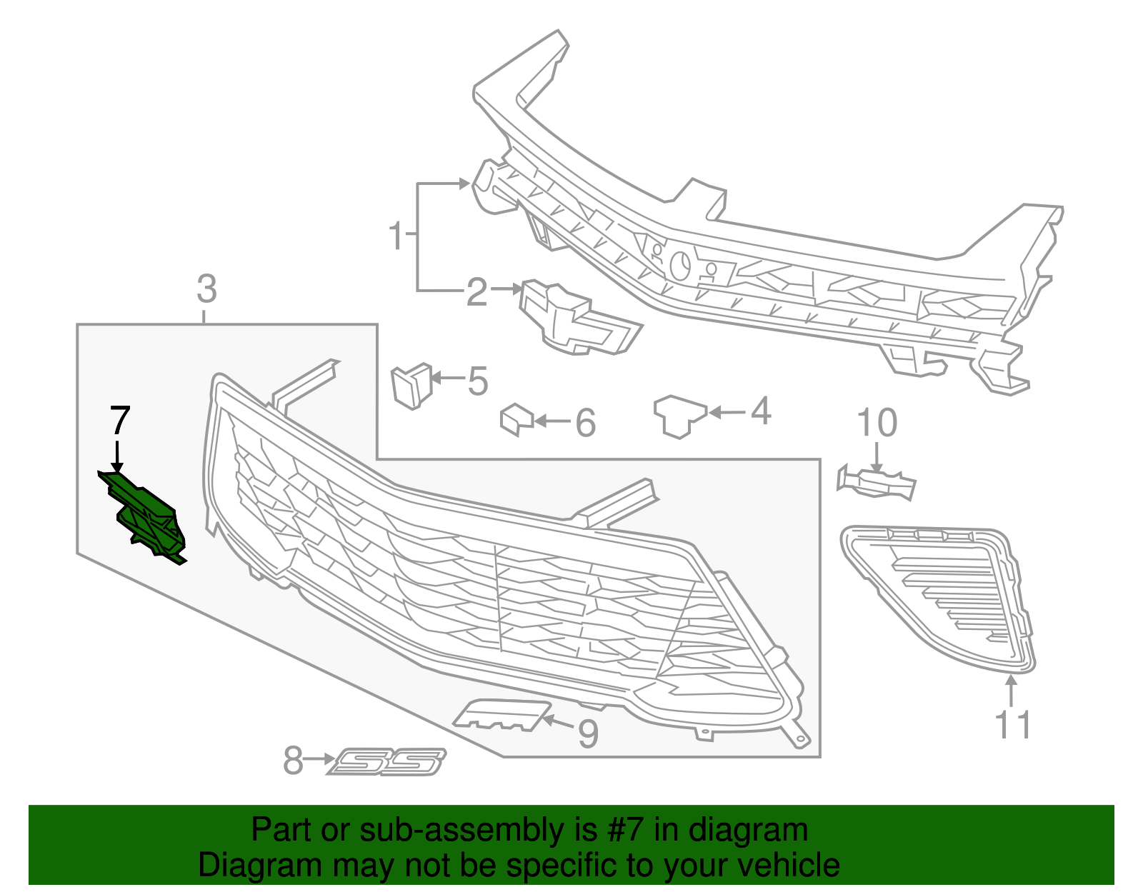 2016-2018 Chevrolet Camaro Front Bumper Fascia Tow Eye Access Hole ...