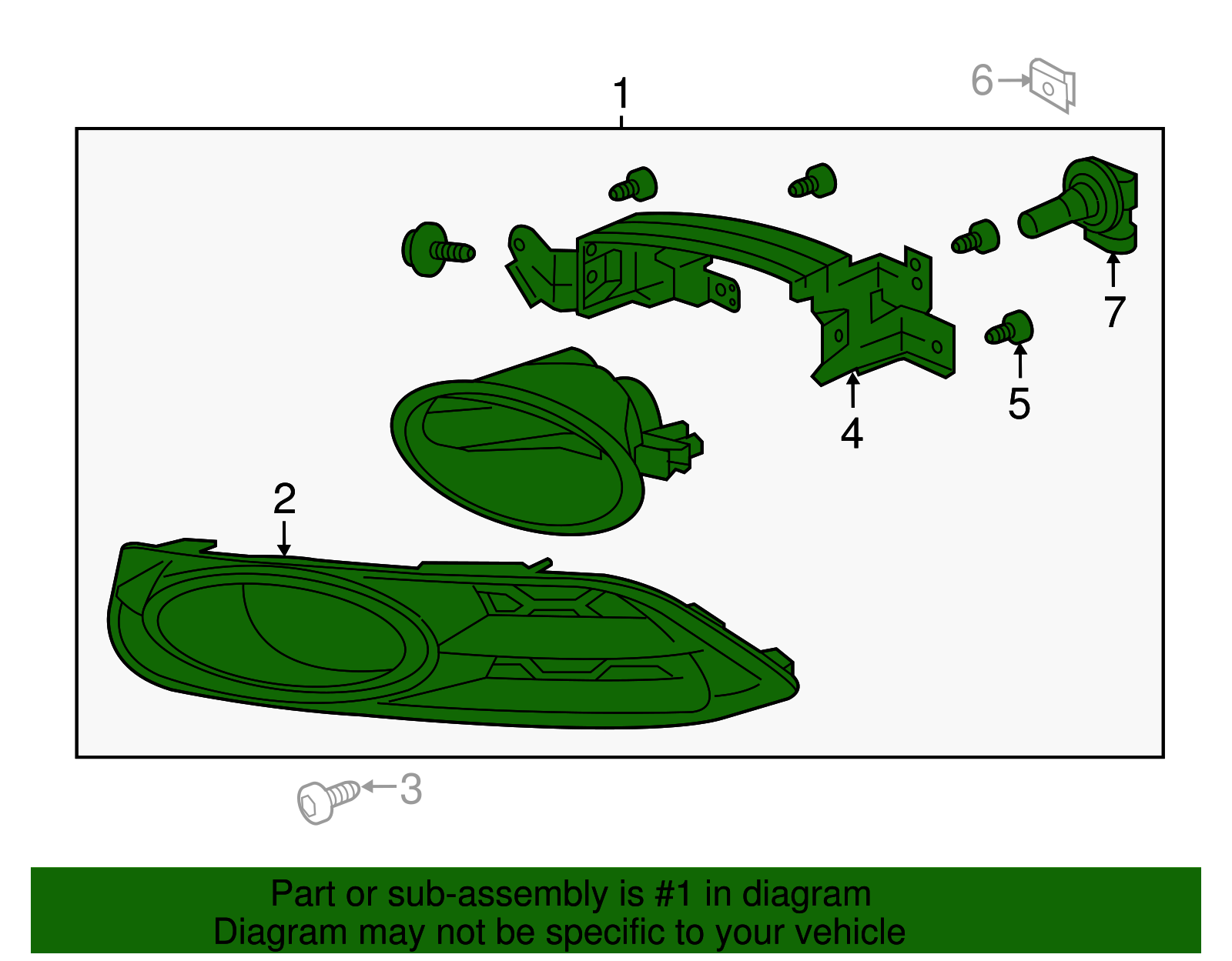 2012-2013 Honda Civic Fog Lamp Assembly 33950-TS8-A01 | Retail ...