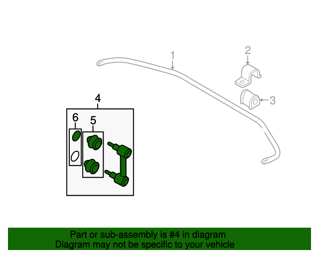 2003-2008 Hyundai Tiburon Stabilizer Link 54830-2C000-DS | World OEM ...