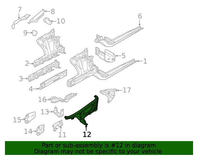Genuine BMW 41-00-7-956-403 | Fender Bracket | FREE Shipping on Most ...