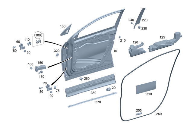 247-720-63-05 - Cover Strip 2021-2025 Mercedes-Benz | MB Parts Source