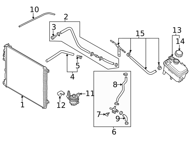 97333-3M000 - Lower Hose & Tube Connector 2020-2024 Hyundai | Group 1 ...