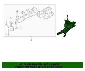 64520-A7000 - Apron Assembly 2014-2018 Kia | Kia.Parts Store