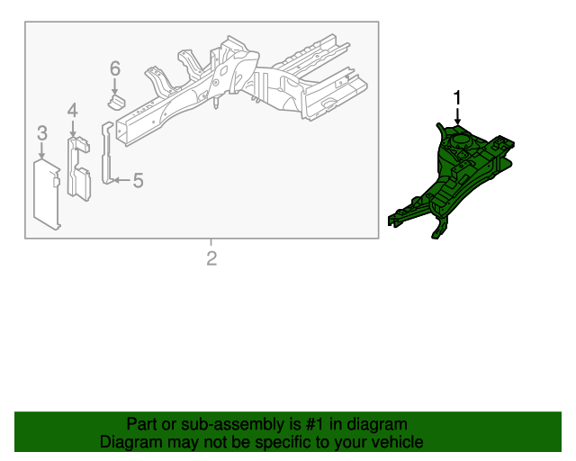 64520-A7000 - Apron Assembly 2014-2018 Kia | Kia.Parts Store