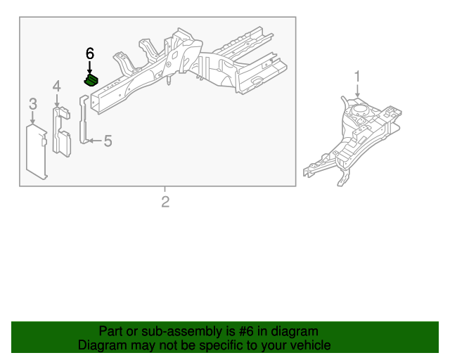 2014-2018 Kia Headlamp Bracket 64554-A5000 | TascaParts.com