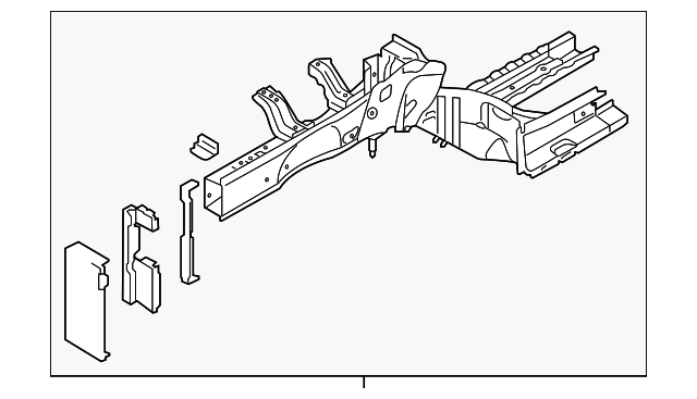 64606-A7000 - Rail Assembly 2014-2018 Kia | Kia.Parts Store