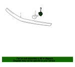 2010-2016 Cadillac SRX Hood Front Molding Nut 11570692 | TascaParts.com