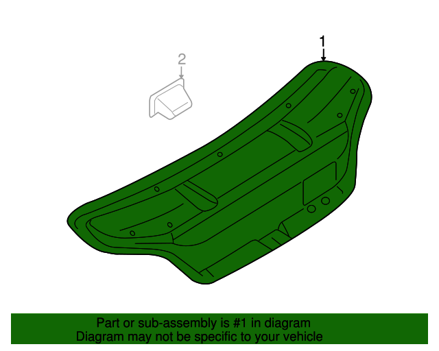 2004-2011 Mazda RX-8 Trunk Lid Trim F151-68-8WXD | MazdaParts.Online