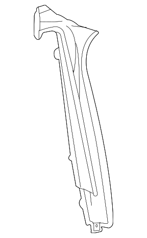 2021-2023 GM Passenger Side Back Body Opening Side Gutter 84854259 GM ...