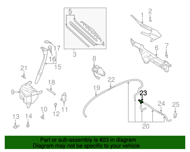 85348-12250 - Hose Joint 1999-2003 Lexus RX300 | Longo Lexus Parts