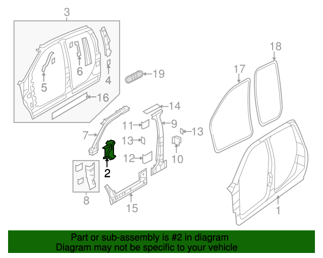 2009-2019 Mopar Extension Panel 68398768AA | TascaParts.com