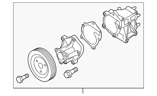 2010-2012 Hyundai Genesis Coupe Water Pump Assembly 25110-2C400 | OEM ...