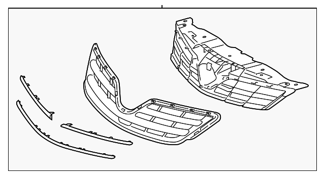 53100-02640-B0 - Grille Assembly - 2013 Toyota Corolla | OEM Genuine ...