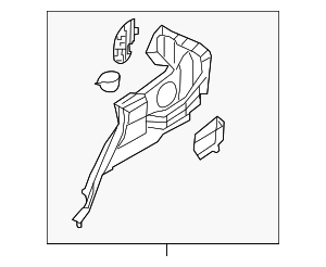 2007-2012 Hyundai Veracruz Side Trim Panel 85730-3J500-WK | OEM Parts ...