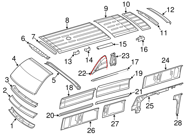 906-651-02-01 - Back Panel 2010-2013 Mercedes-Benz | Mercedes-Benz USA ...