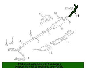 2013-2018 Ram Tail Pipe 68143580AD | TascaParts.com