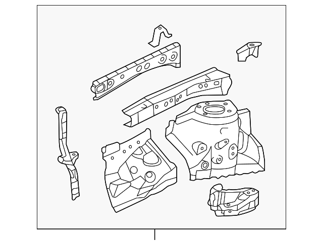 2016-2018 Lexus Apron Assembly 53702-06230 | OEM Parts Online