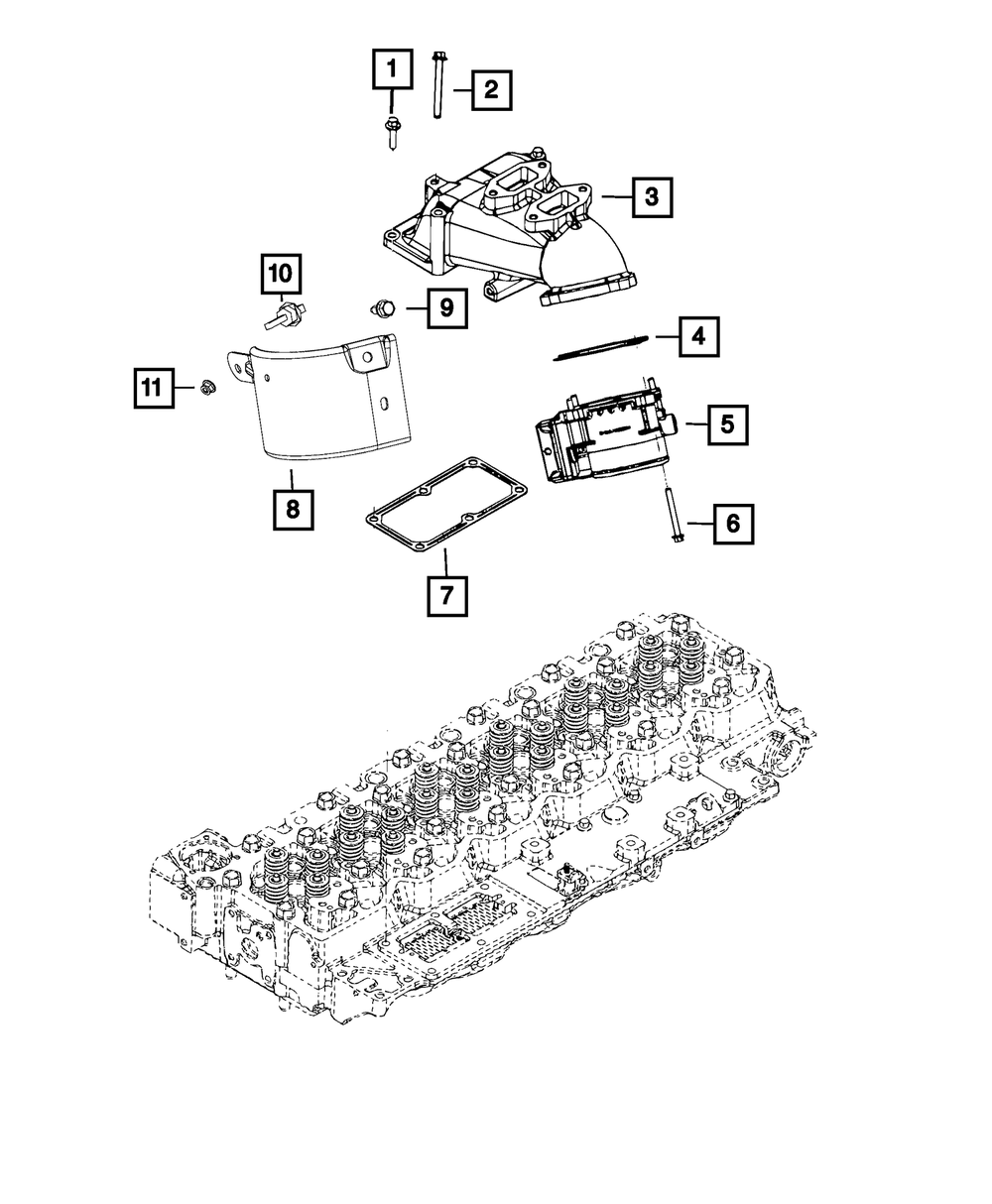 2013-2024 Ram Intake Manifold Plenum 68716424AA | My Mopar Parts