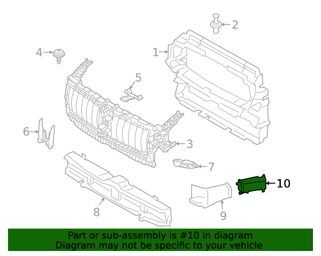 Genuine BMW 51-74-5-A32-063 | Rear Duct | FREE Shipping on Most Orders ...