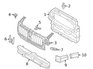 51-64-7-434-061 - Upper Shutter Bracket 2021-2024 BMW | Genuine BMW Parts