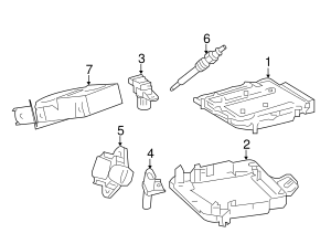 642-905-00-00 - Engine Crankshaft Position Sensor 2010-2018 Mercedes ...