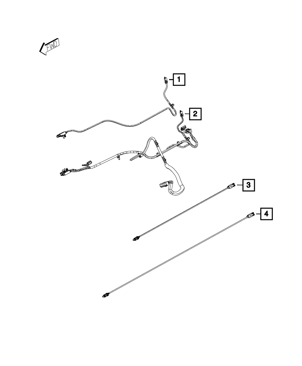 2013-2018 Ram Console Wiring 68233578AC | Mopar.com National eStore