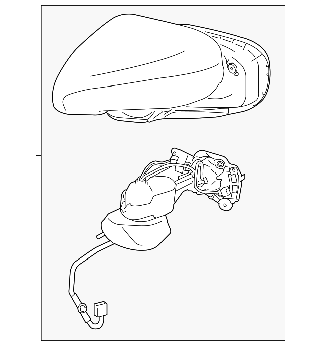 2006-2008 Lexus Mirror Assembly 87906-53100-J0 | OEM Parts Online