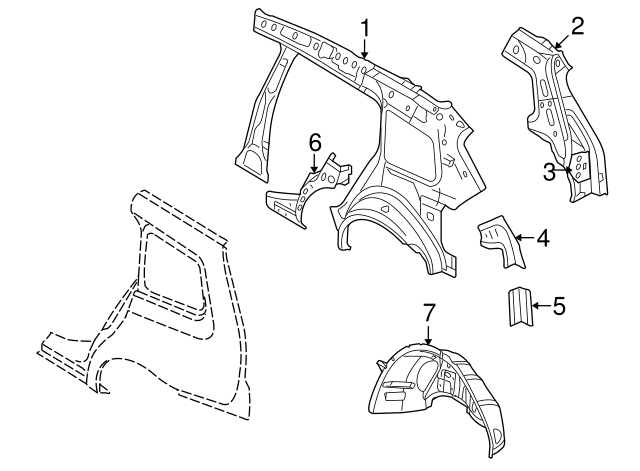Genuine Reinforced Plate for 2006-2011 Saab | Part# 93187090 | Over 30% ...