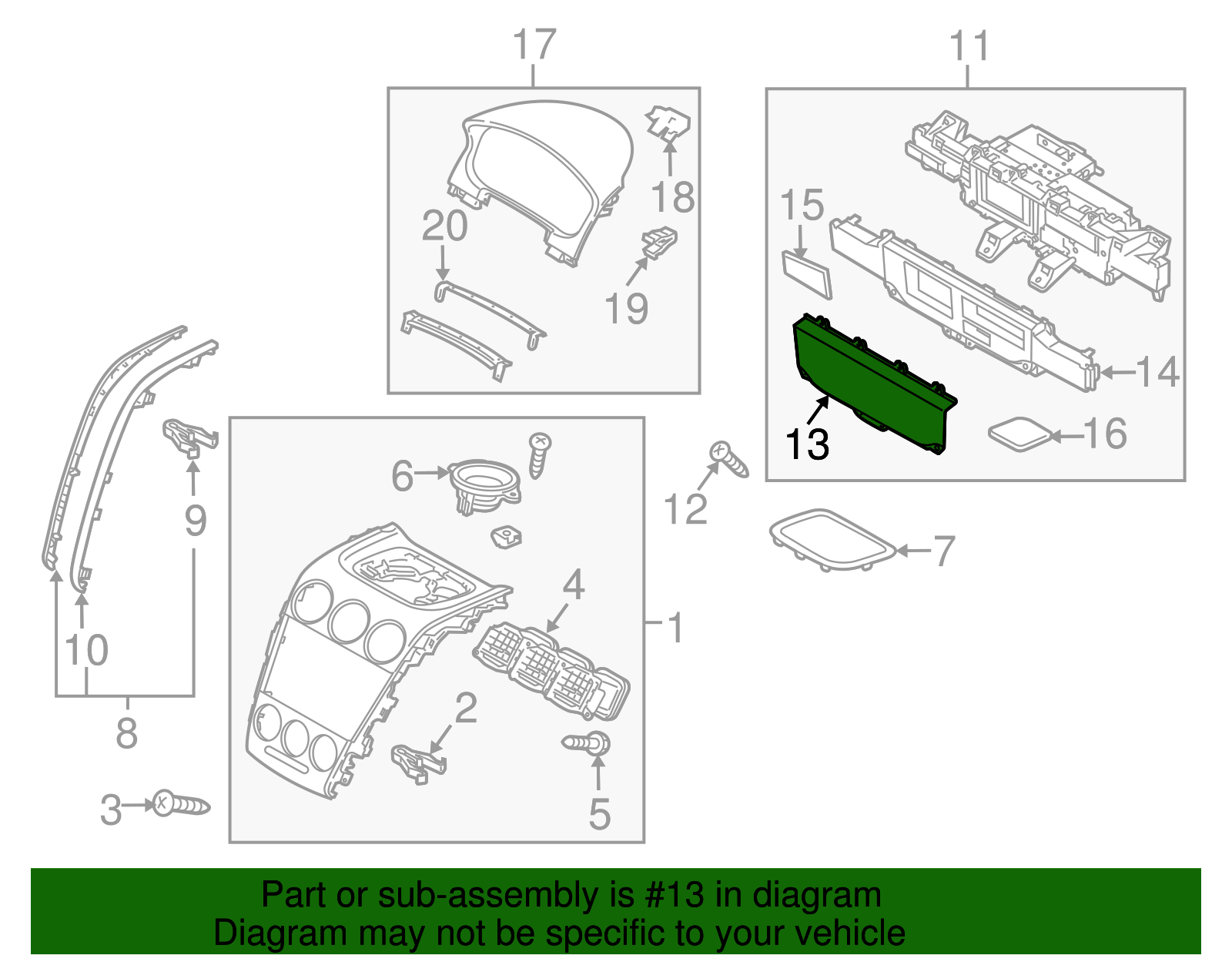 EJ16-55-447A - 2010-2012 Mazda CX-7 - Lens | Mazda Part Direct
