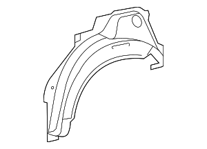 2011-2016 Scion tC Panel Quarter Wheel 61632-21050 | Toyota Parts Center