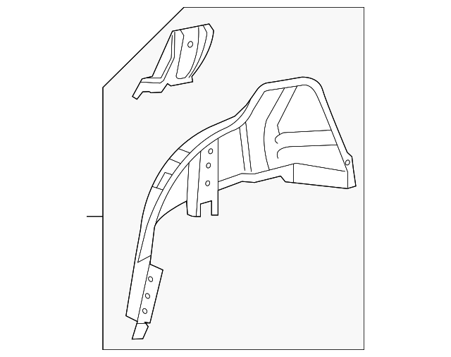 2011-2016 Scion tC Panel Sub Assembly Quarter 61607-21060 | Toyota ...