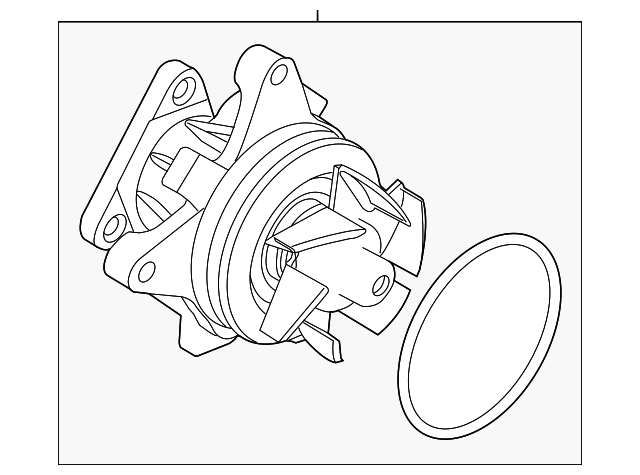 2012-2017 Land Rover Water Pump Assembly LR081578 | OEM Parts Online