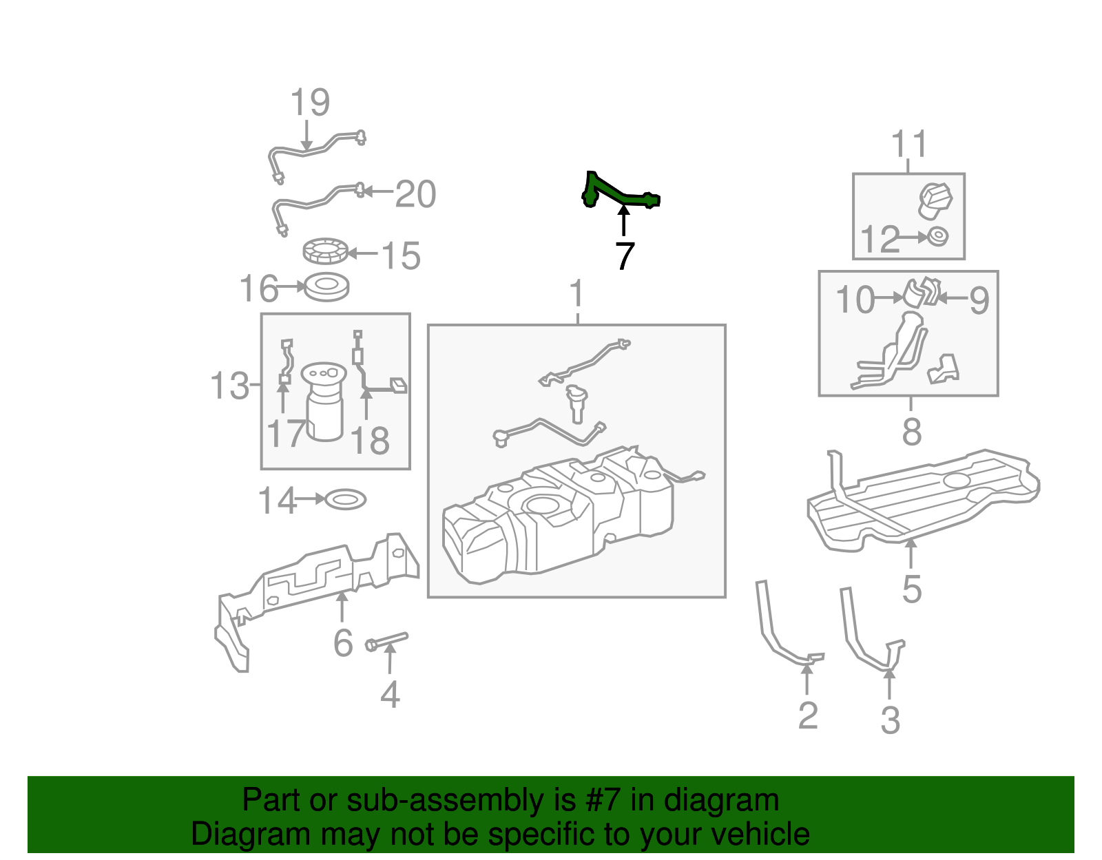 77213-0C080 - 2007-2021 Toyota Tundra - Filler Hose | Sparks Parts
