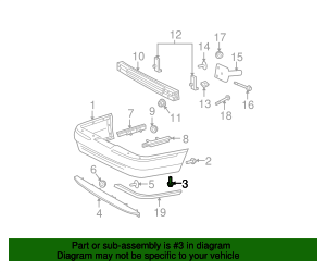 2003-2011 Ford Bumper Cover Clip -388930-S | OEM Parts Online