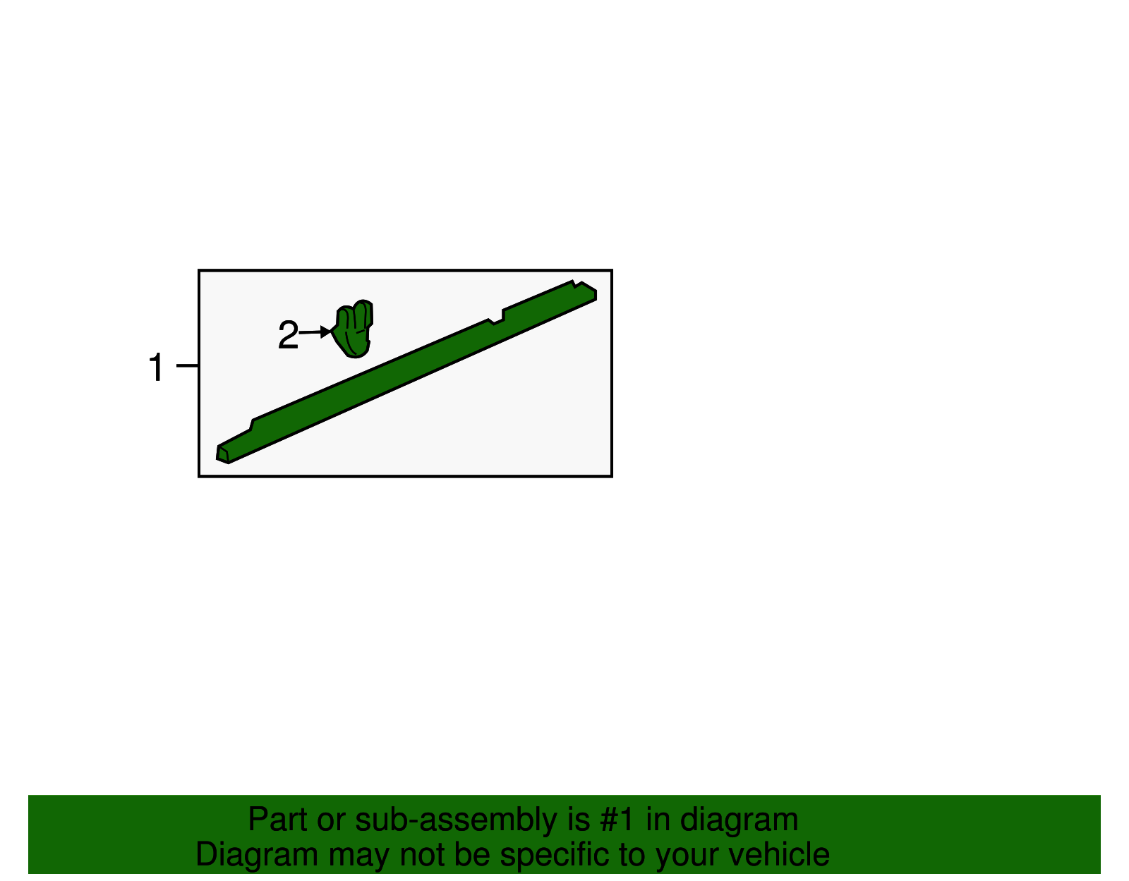 2006-2014 Honda Ridgeline Belt Molding 72950-SJC-A01 | First Honda Parts